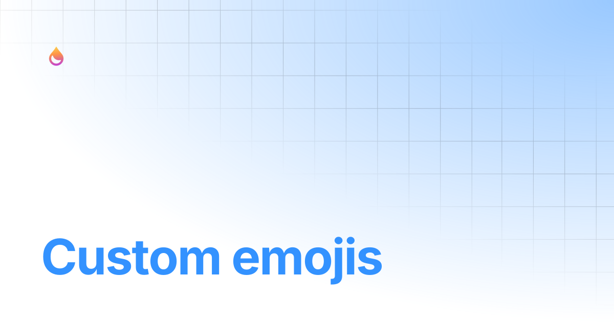 Custom emojis | Glue Guide