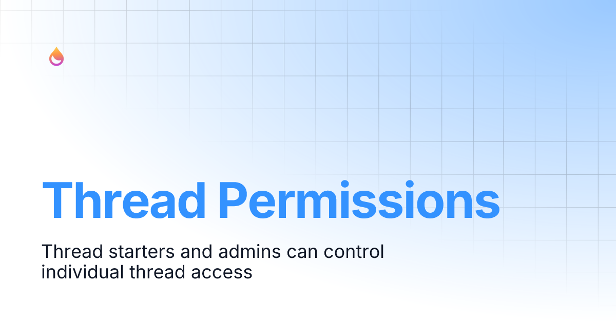 Thread Permissions | Glue Guide