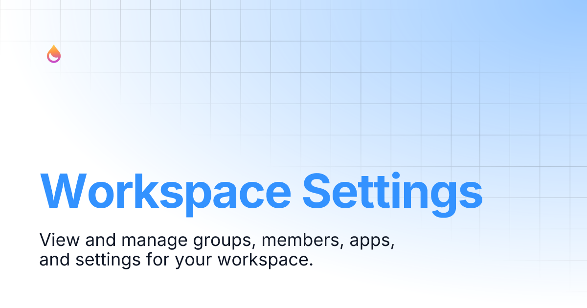 Workspace Settings | Glue Guide
